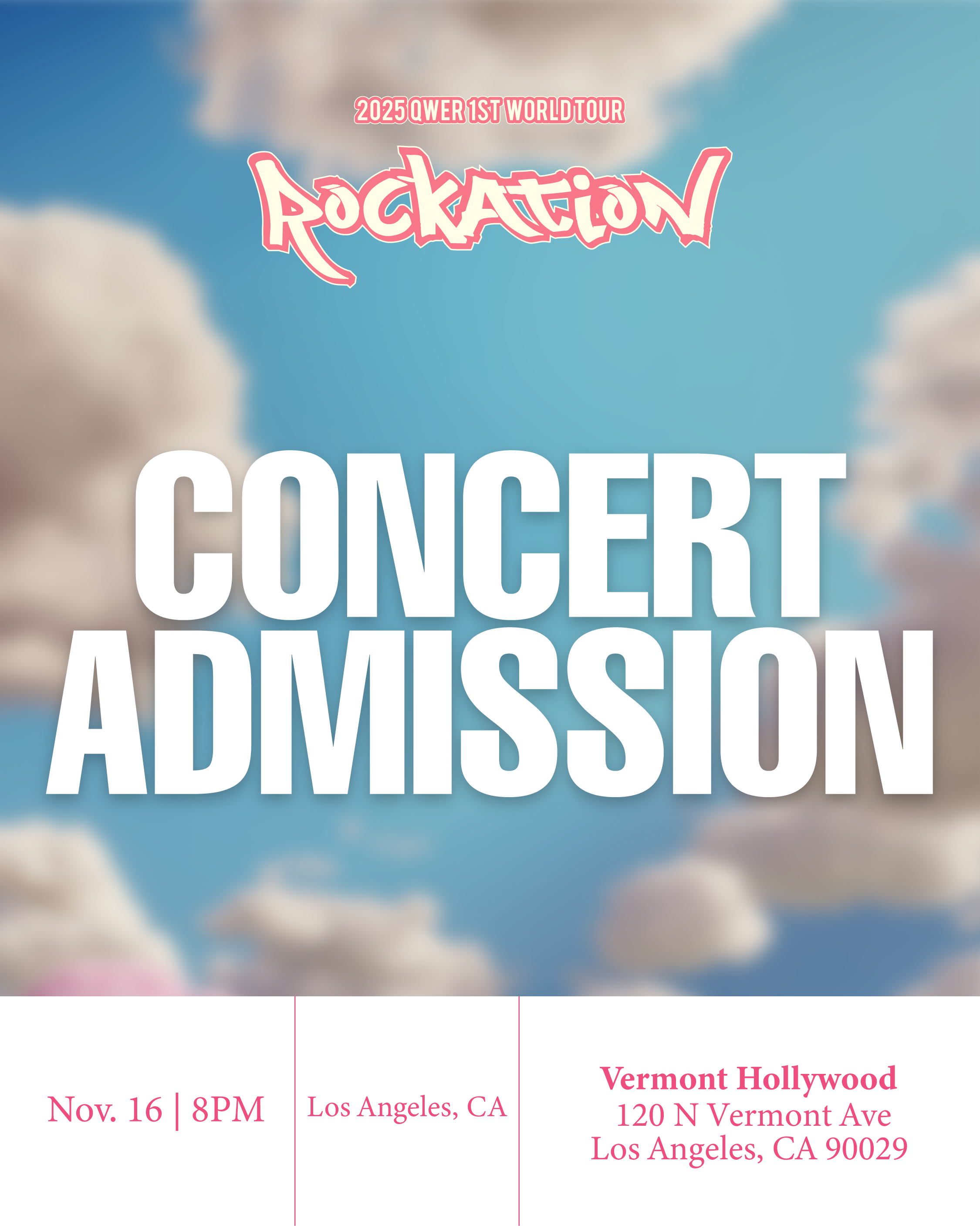 QWER 2025 - LOS ANGELES - GENERAL ADMISSION – Kpop Tickets